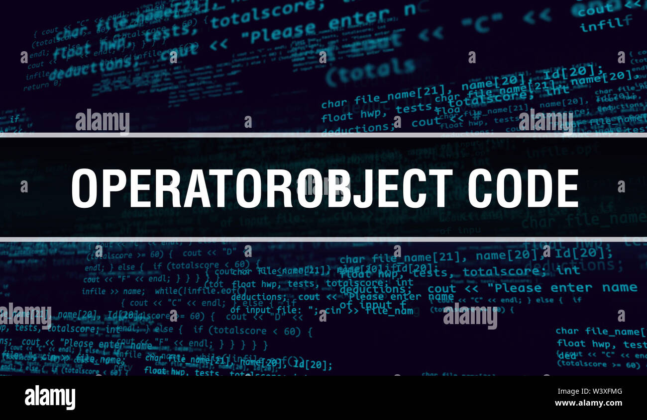 OperatorObject code concept with Random Parts of Program Code ...