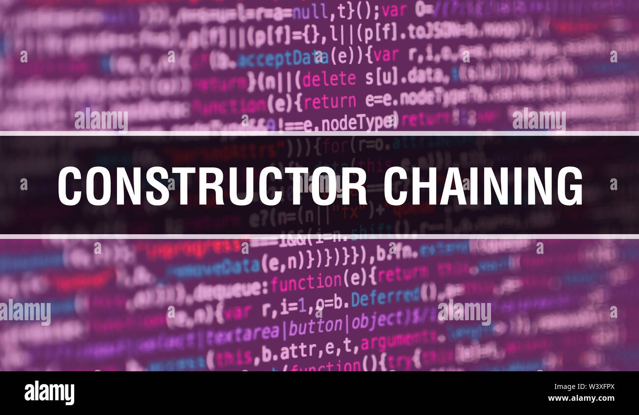 Constructor Chaining With Abstract Technology Binary Code Backgrounddigital Binary Data And