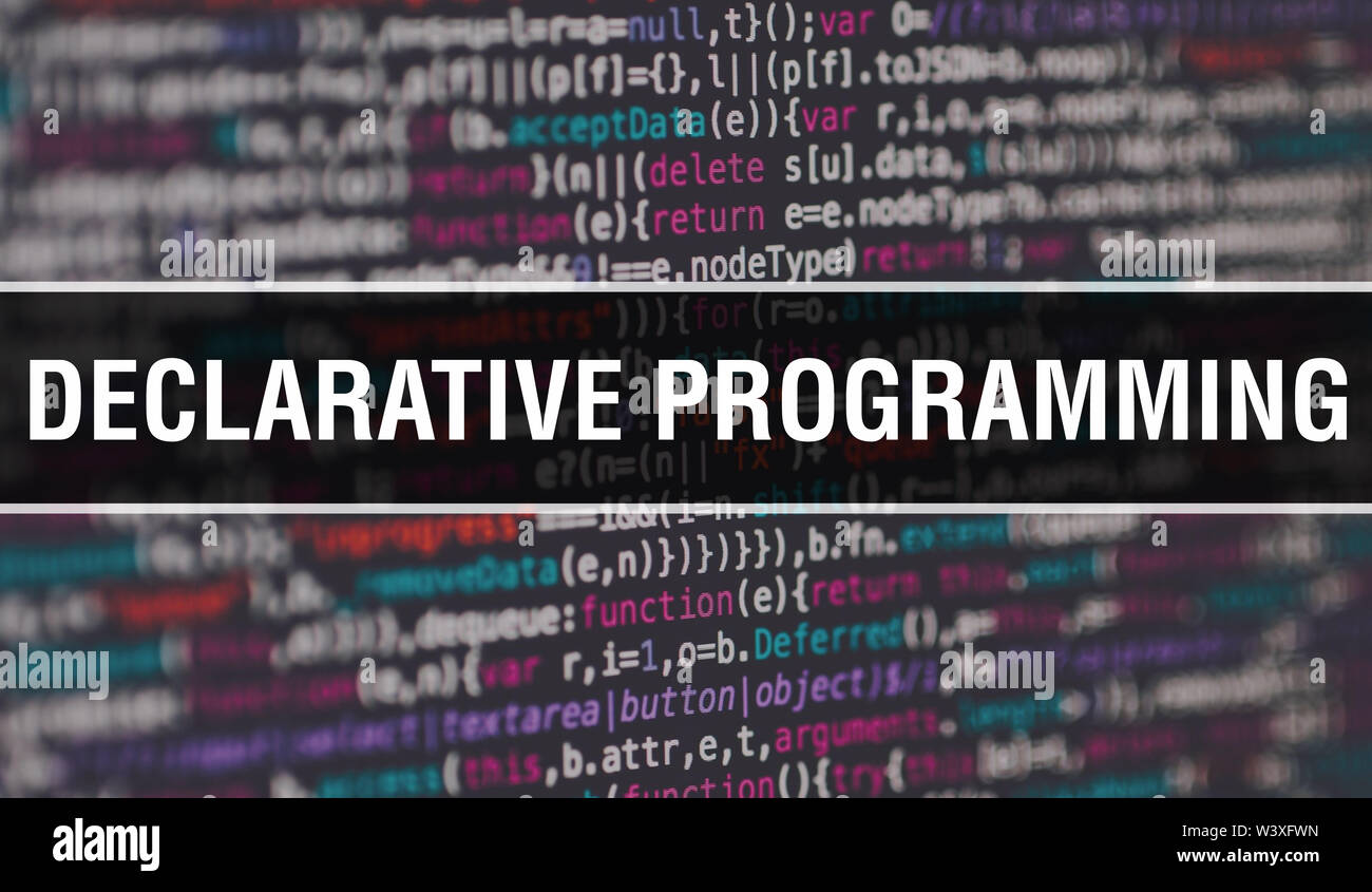 Declarative programming image hi-res stock photography and images - Alamy
