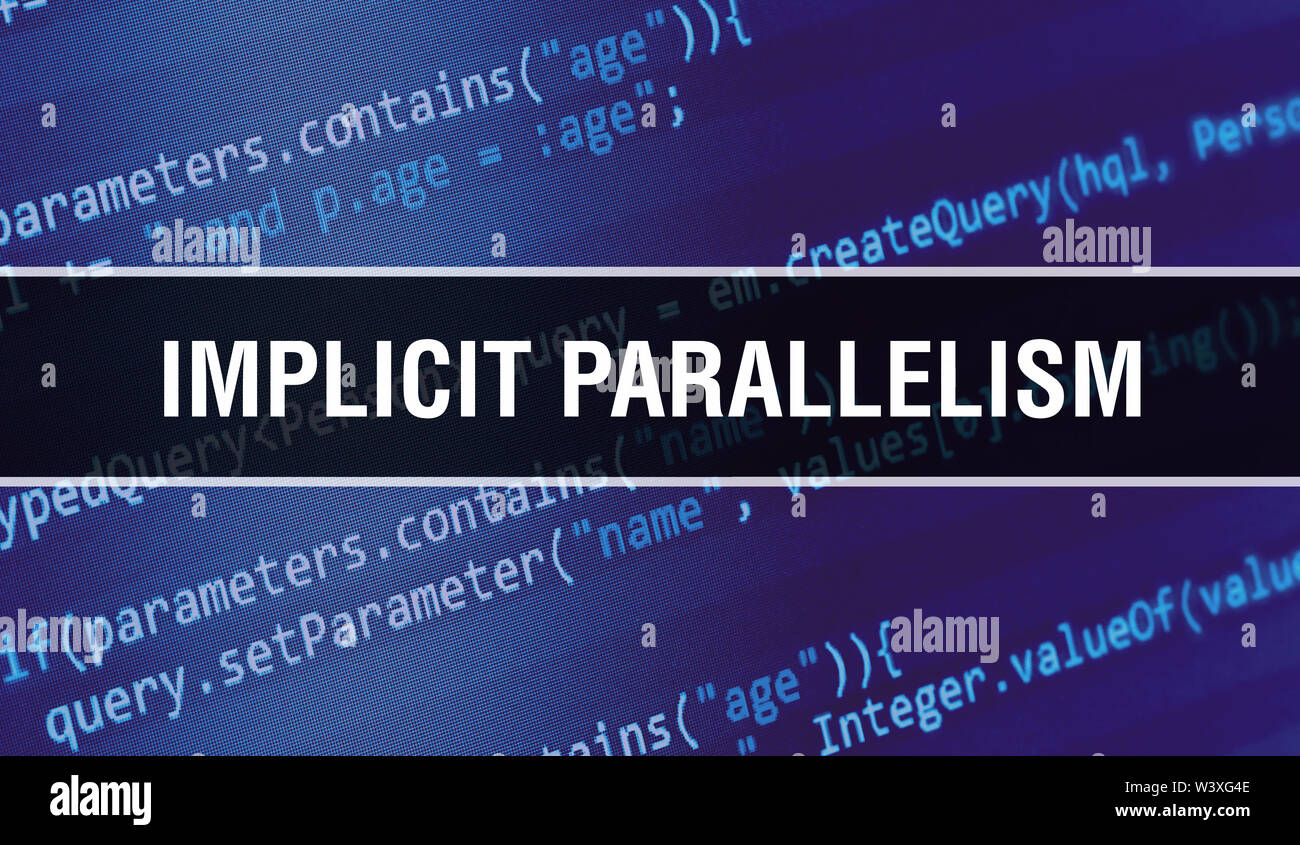 Implicit parallelism background hi-res stock photography and images - Alamy