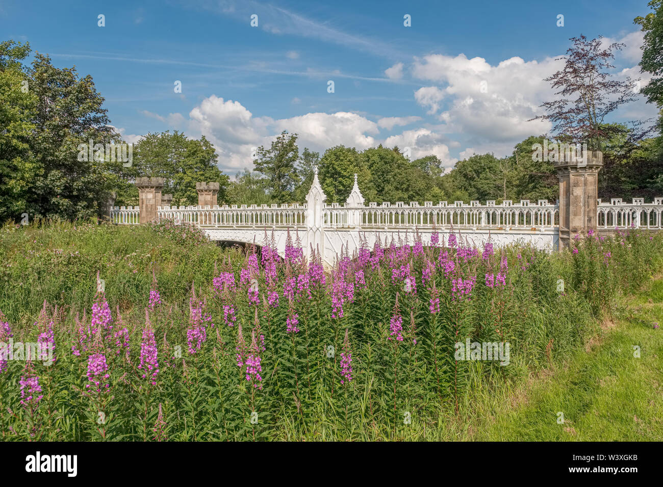 Irvine, Scotland, UK - July 15, 2019: Eglinton Park Autumn and the old ...