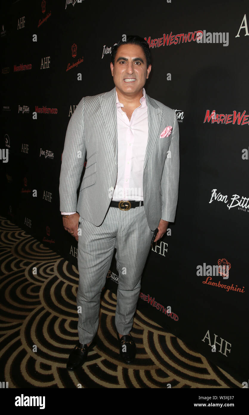 Beverly Hills, Ca. 17th July, 2019. Reza Farahan, at the Launch of ...