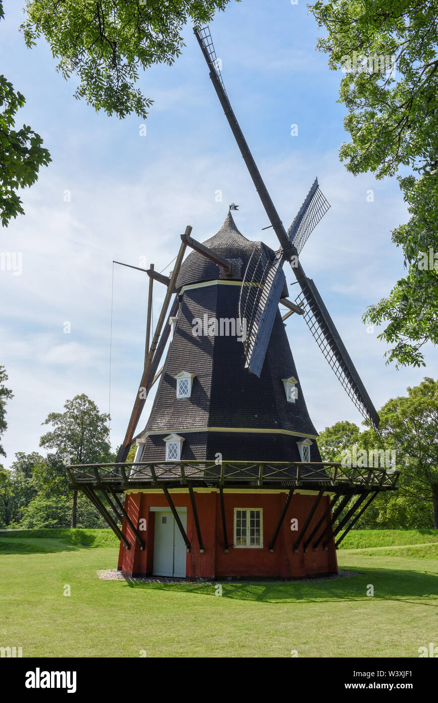Old wodden windmill at Copenhagen on Denmark Stock Photo - Alamy
