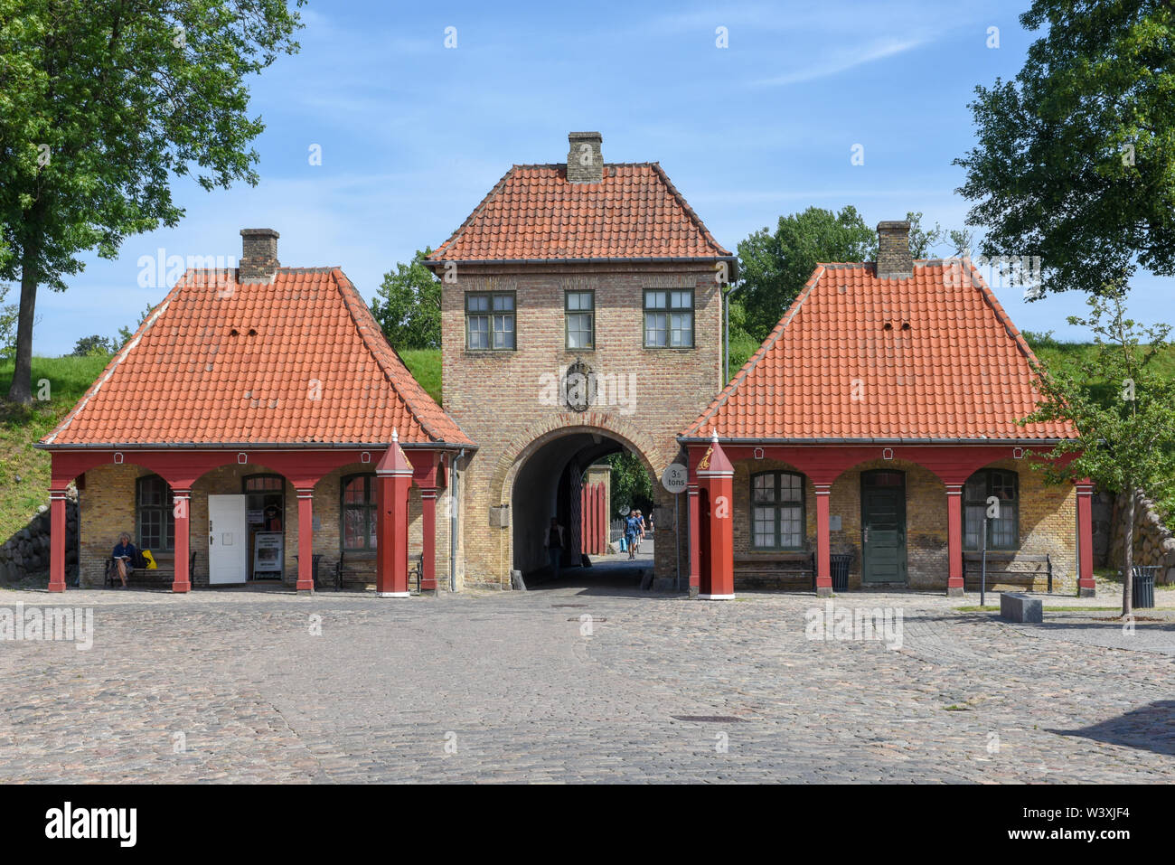 Copenhagen Denmark - 25 June 2019: old Kastellet fort at Copenhagen on ...
