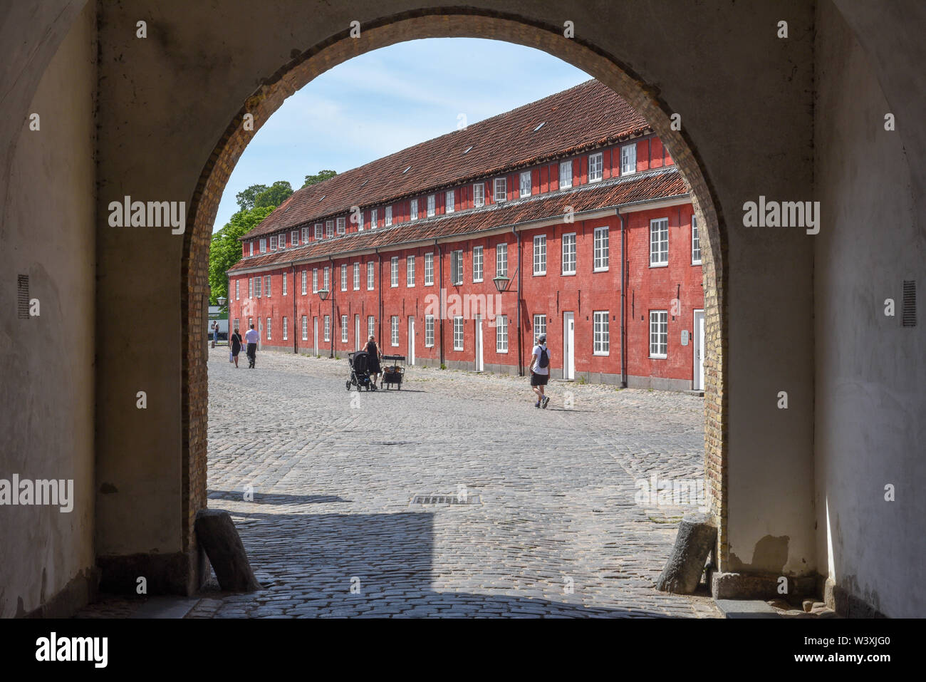 Copenhagen Denmark - 25 June 2019: old Kastellet fort at Copenhagen on ...