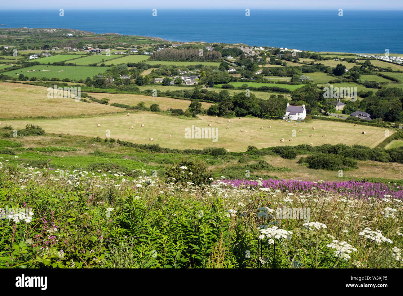 Welsh coast farmland hi-res stock photography and images - Alamy