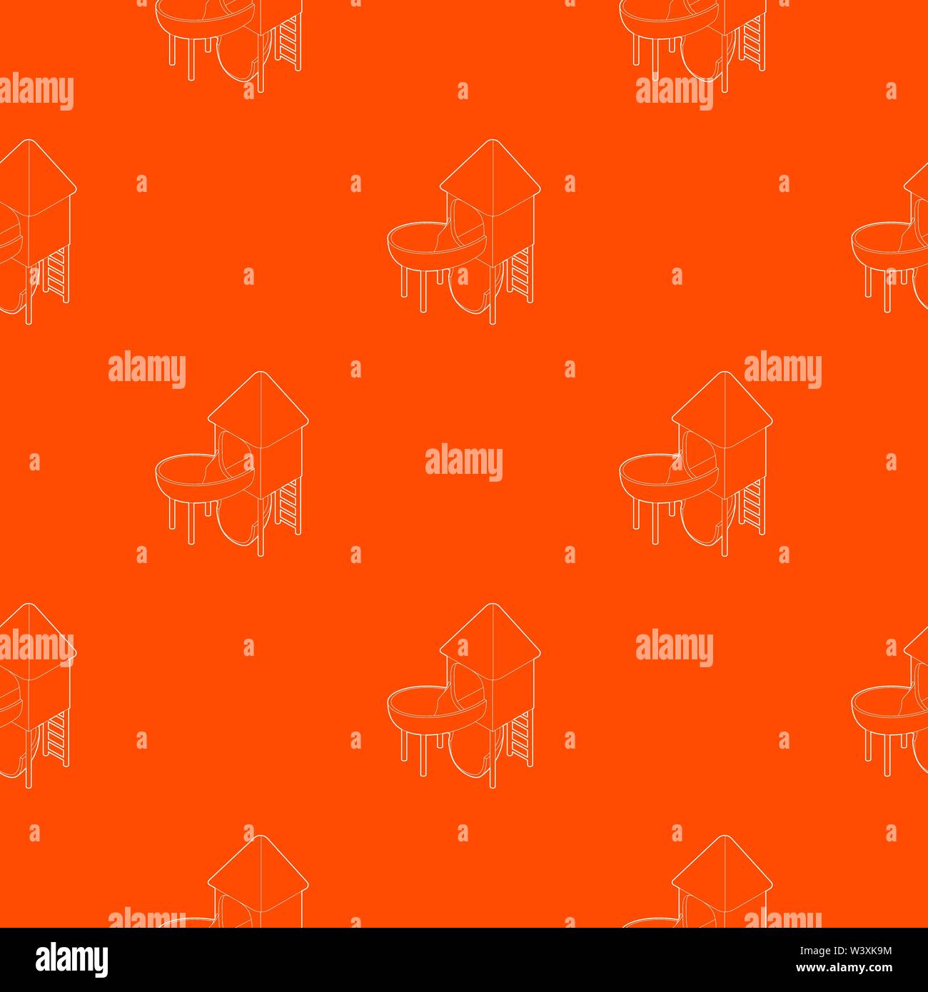 Slide pipe pattern vector orange Stock Vector Image & Art - Alamy
