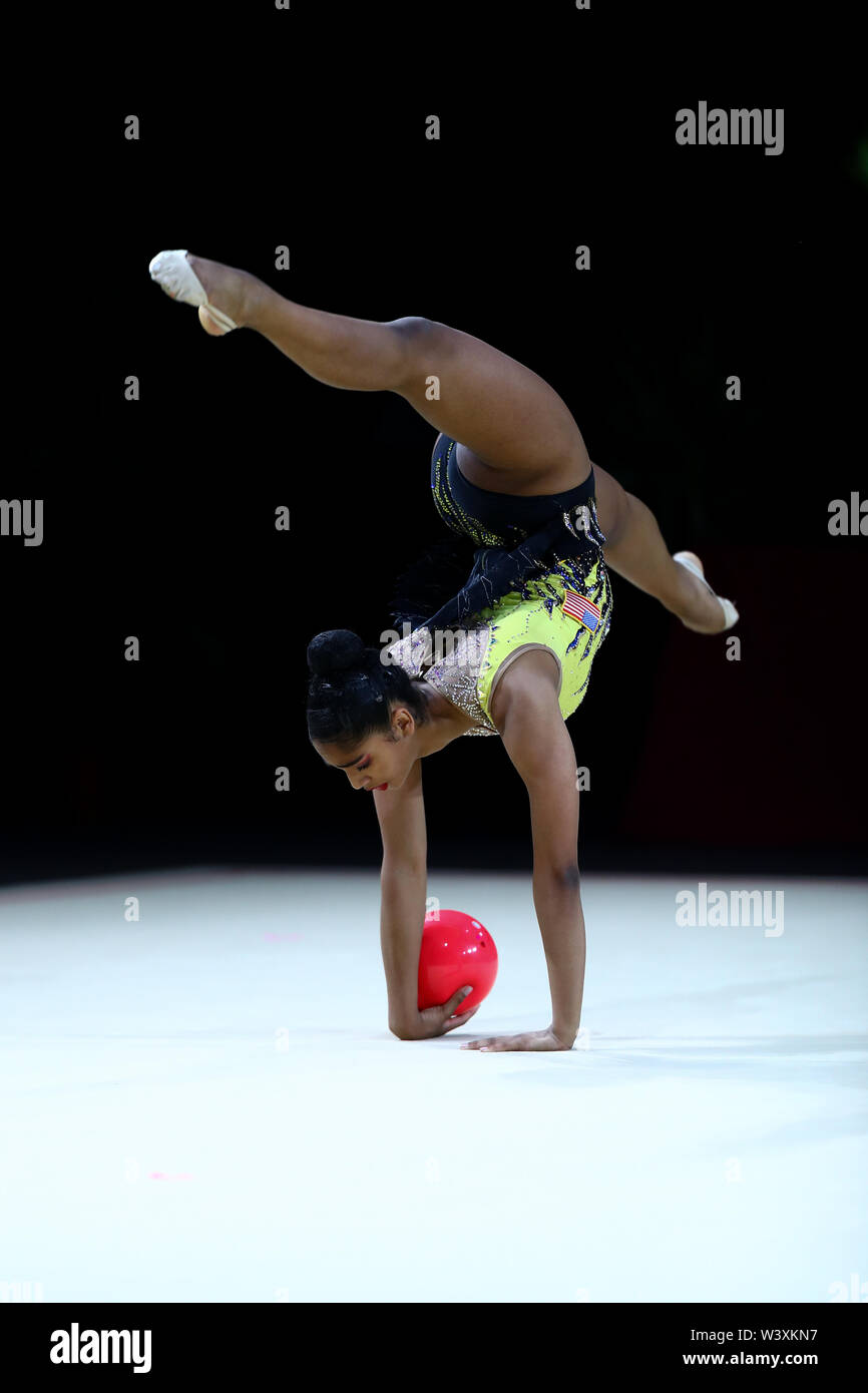 Nastasya Generalova from United States of America performs her ball ...