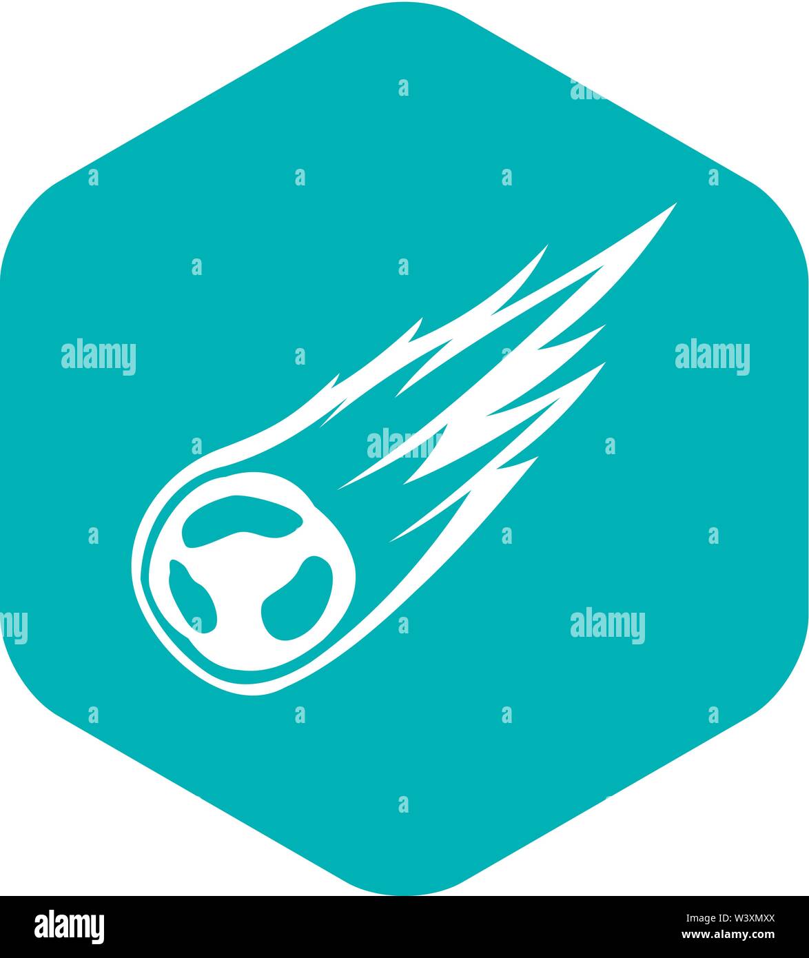 Falling meteor long tail Cut Out Stock Images & Pictures - Alamy