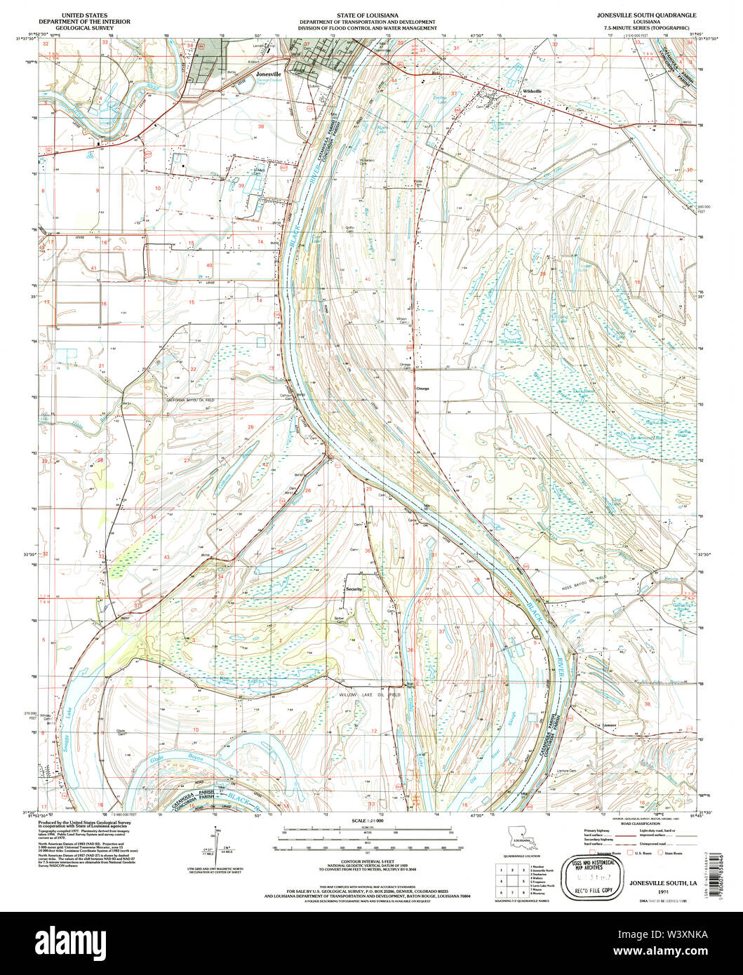 Jonesboro louisiana map hi-res stock photography and images - Alamy