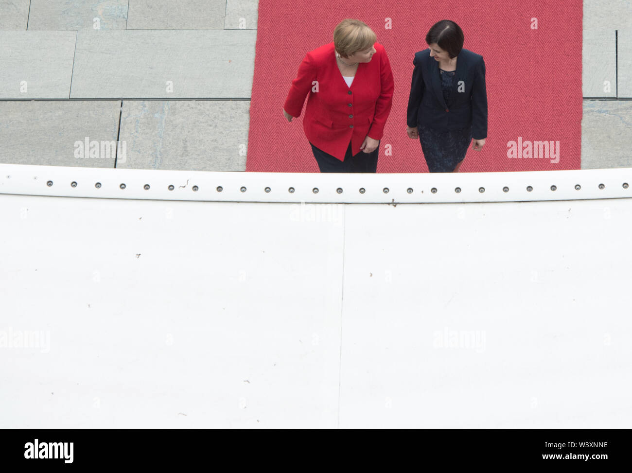 Berlin, Deutschland. 16th July, 2019. Prime Minister Maia SANDU and ...