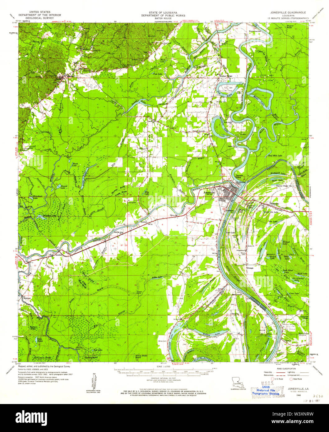Jonesville map hi-res stock photography and images - Alamy