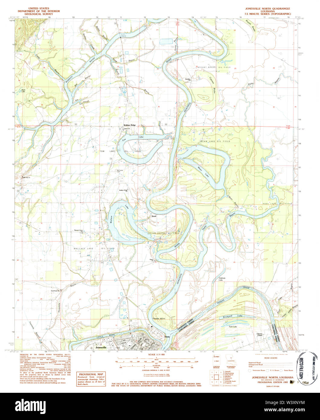 Map of jonesville hi-res stock photography and images - Alamy