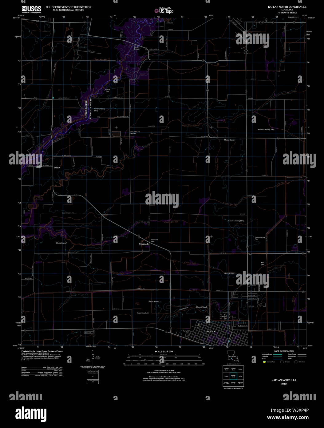 Map of kaplan hi-res stock photography and images - Alamy