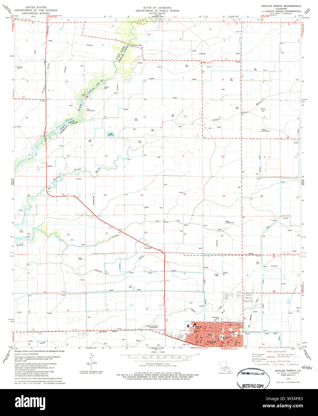 Kaplan louisiana map hi-res stock photography and images - Alamy Kaplan louisiana map hi-res stock photography and images - Alamy