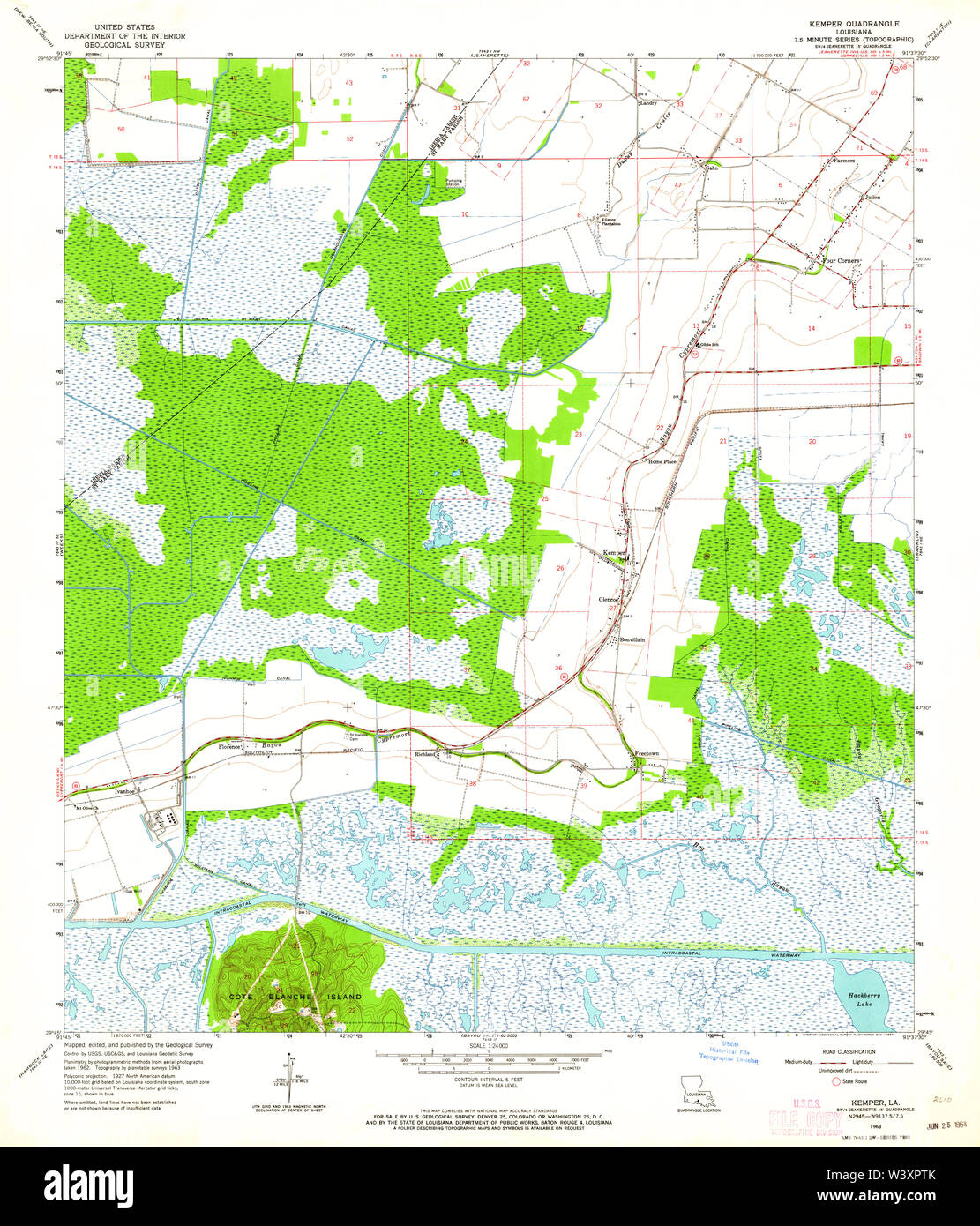 Kemper map hi-res stock photography and images - Alamy