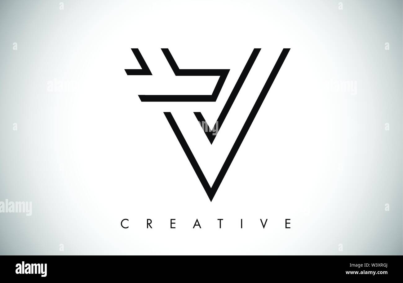 V Letter Monogram Design Logo. Letter V Icon Logo with Modern Monogram ...