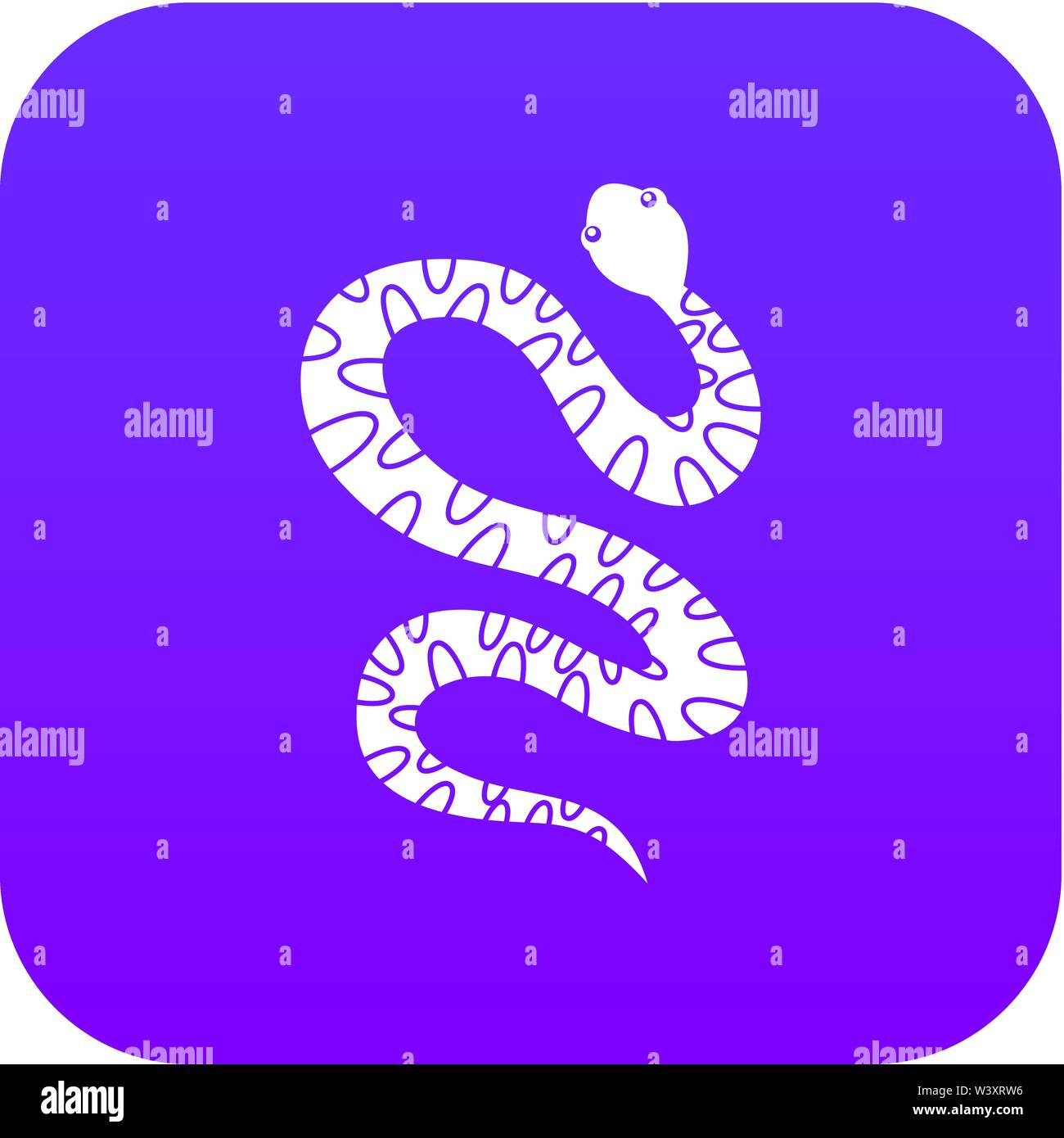 Purple Snake Clipart