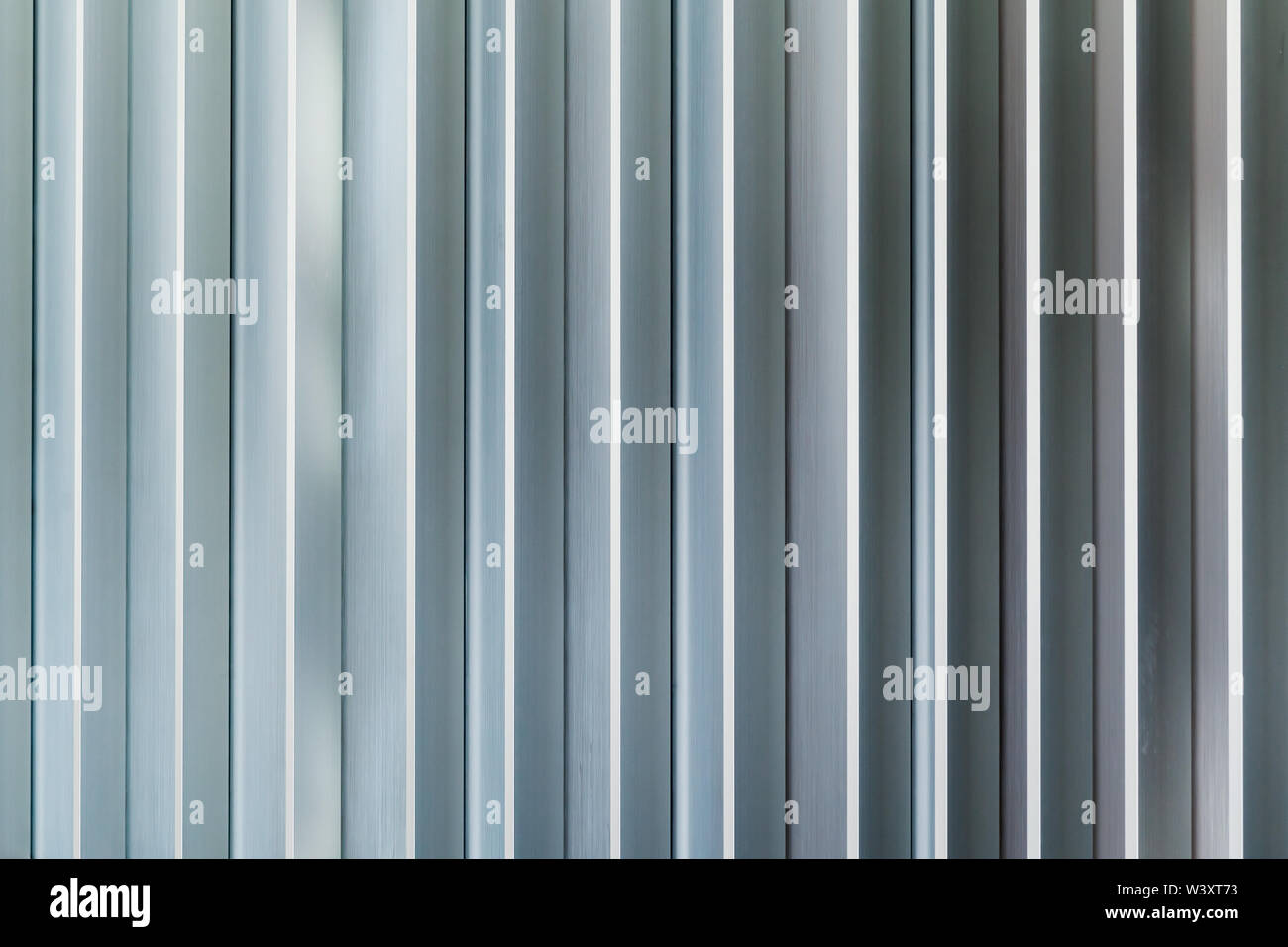 Ridged white metal wall hi-res stock photography and images - Alamy