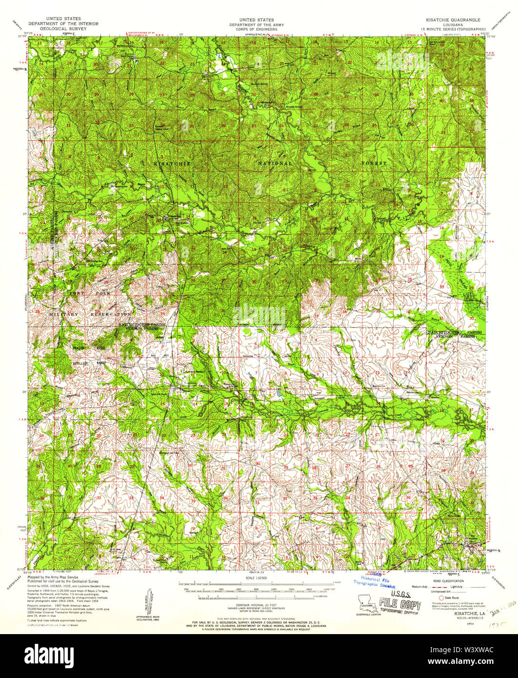 Kisatchie map hi-res stock photography and images - Alamy