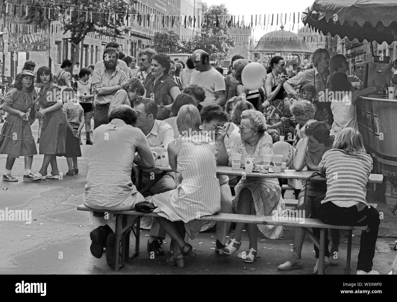Old historical tenement flats Black and White Stock Photos & Images - Alamy