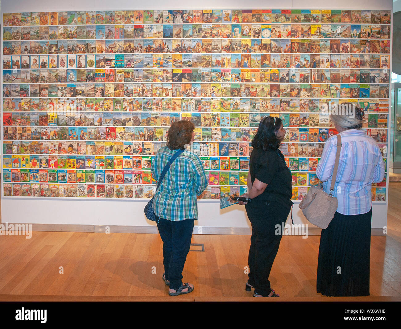 Ladybird Books exhibition at New Walk Museum in Leicester, UK Stock ...