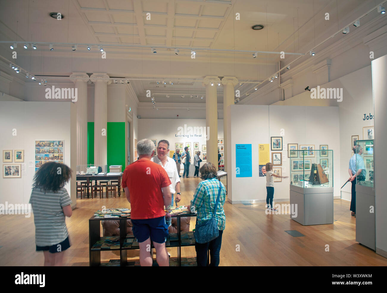Ladybird Books exhibition at New Walk Museum in Leicester, UK Stock ...