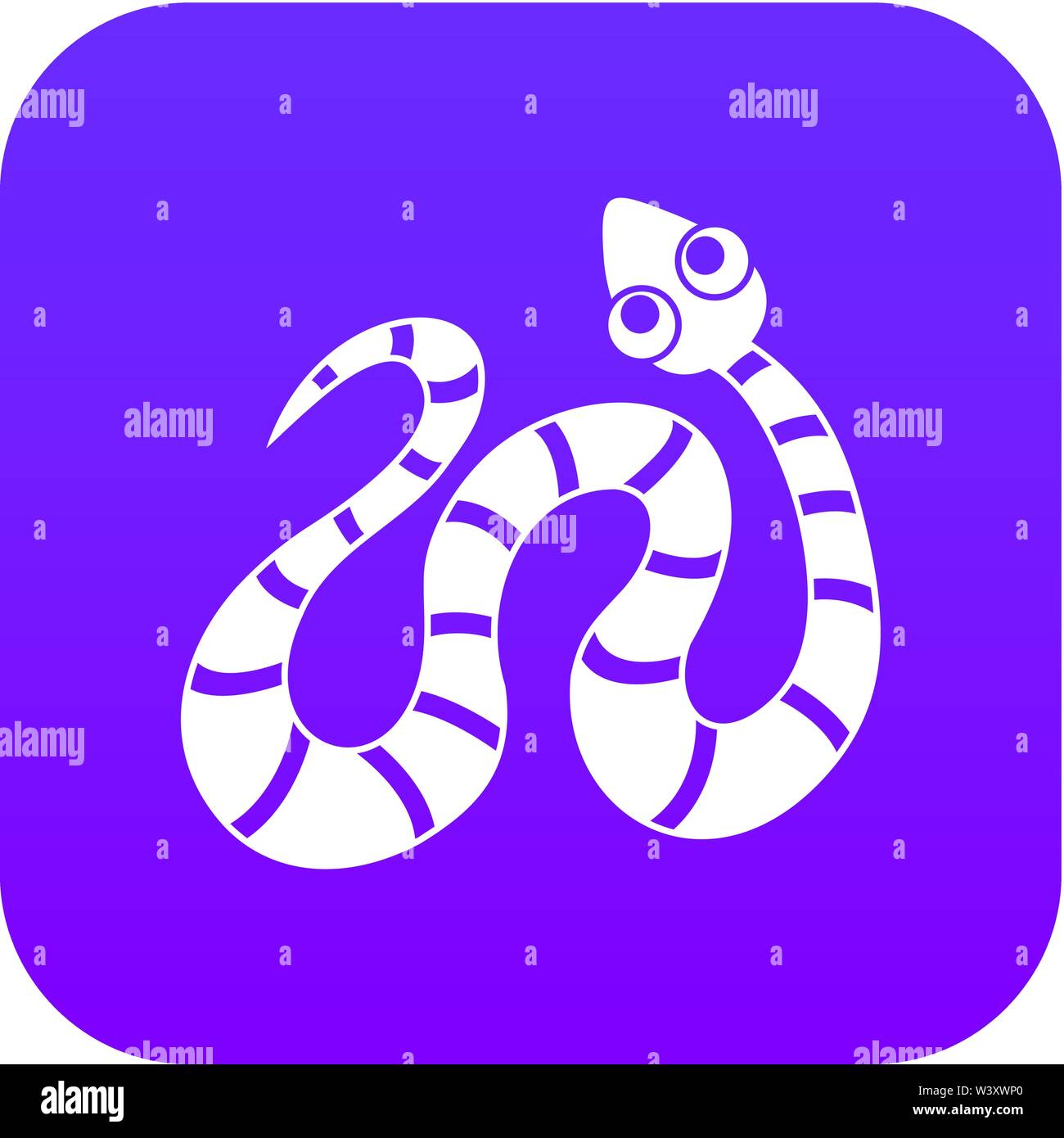 Purple Snake Clipart