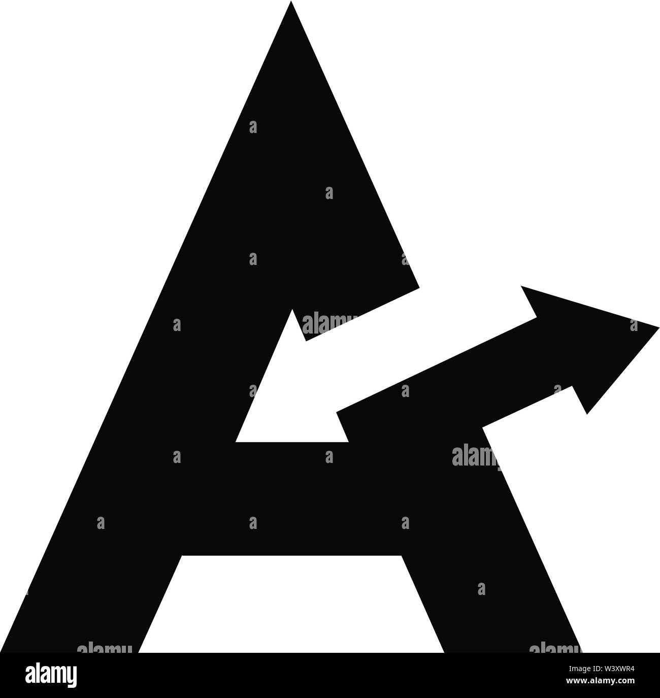 Gold letter a font Black and White Stock Photos & Images - Alamy