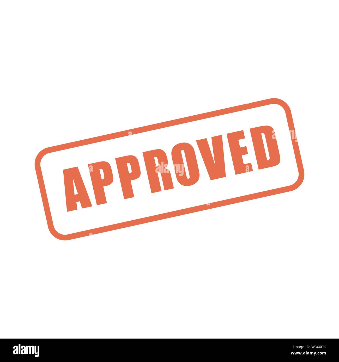 Approval & Signature Icon with approved imagery - to show someone's ...