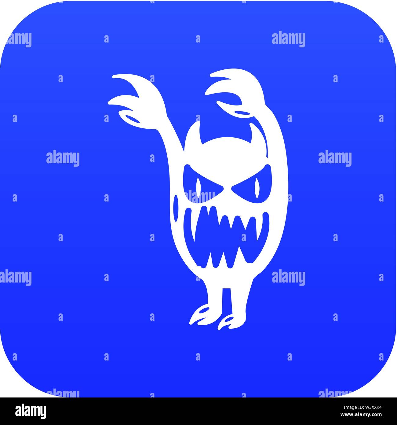 Monster icon, simple black style Stock Vector Image & Art - Alamy