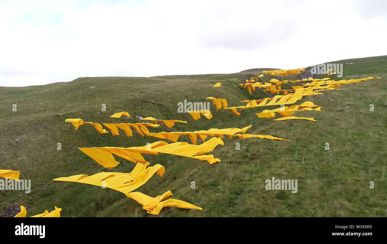 Hush by steve messam at bowlees visitor centre hi-res stock photography ...