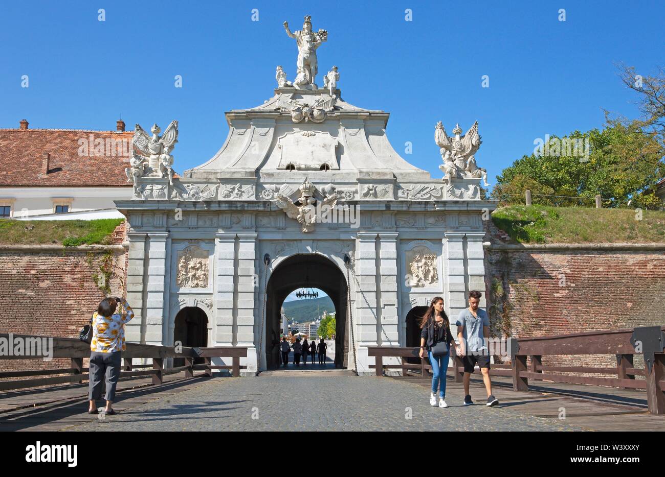 Alba carolina fortress gate hi-res stock photography and images - Alamy