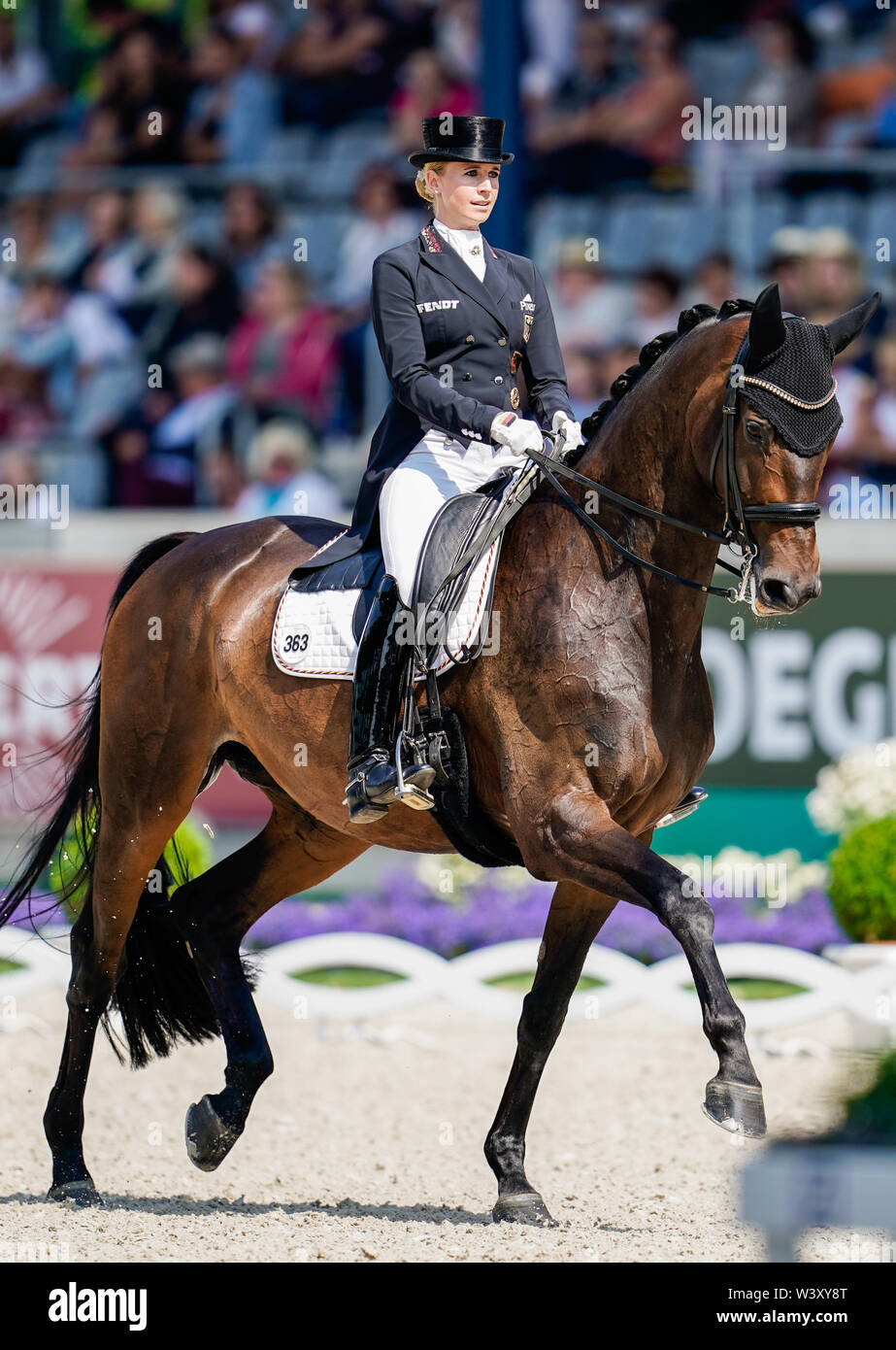 Aachen, Germany. 18th July, 2019. CHIO, equestrian sport, dressage ...