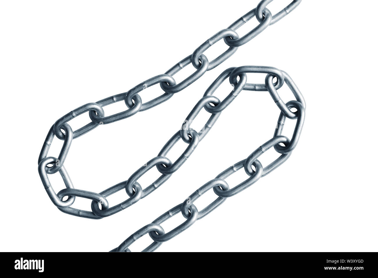 Metal chain isolated on white background with clipping path Stock Photo ...