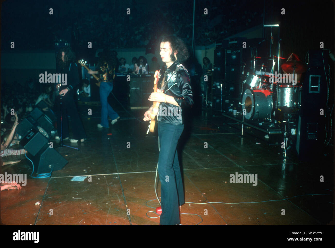 DEEP PURPLE UK rock group with from left: Ian Gillan, Glenn Hughes, Jon ... DEEP PURPLE UK rock group with from left: Ian Gillan, Glenn Hughes, Jon ...