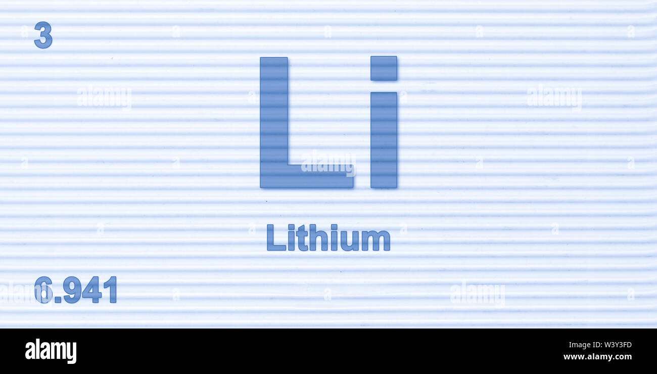 Lithium atomic structure hi-res stock photography and images - Alamy