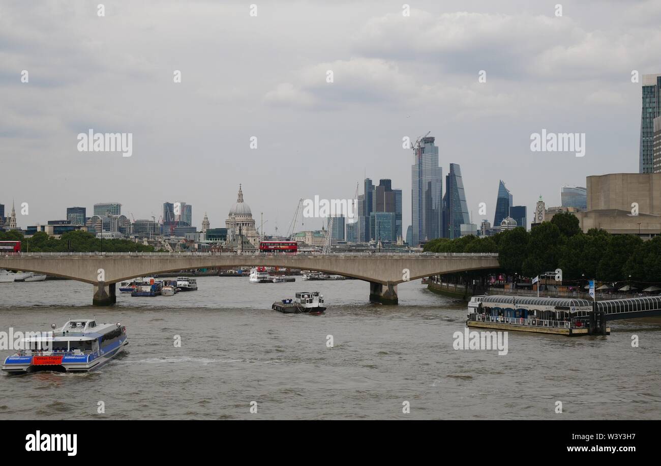 View over the River Thames, London Stock Photo - Alamy