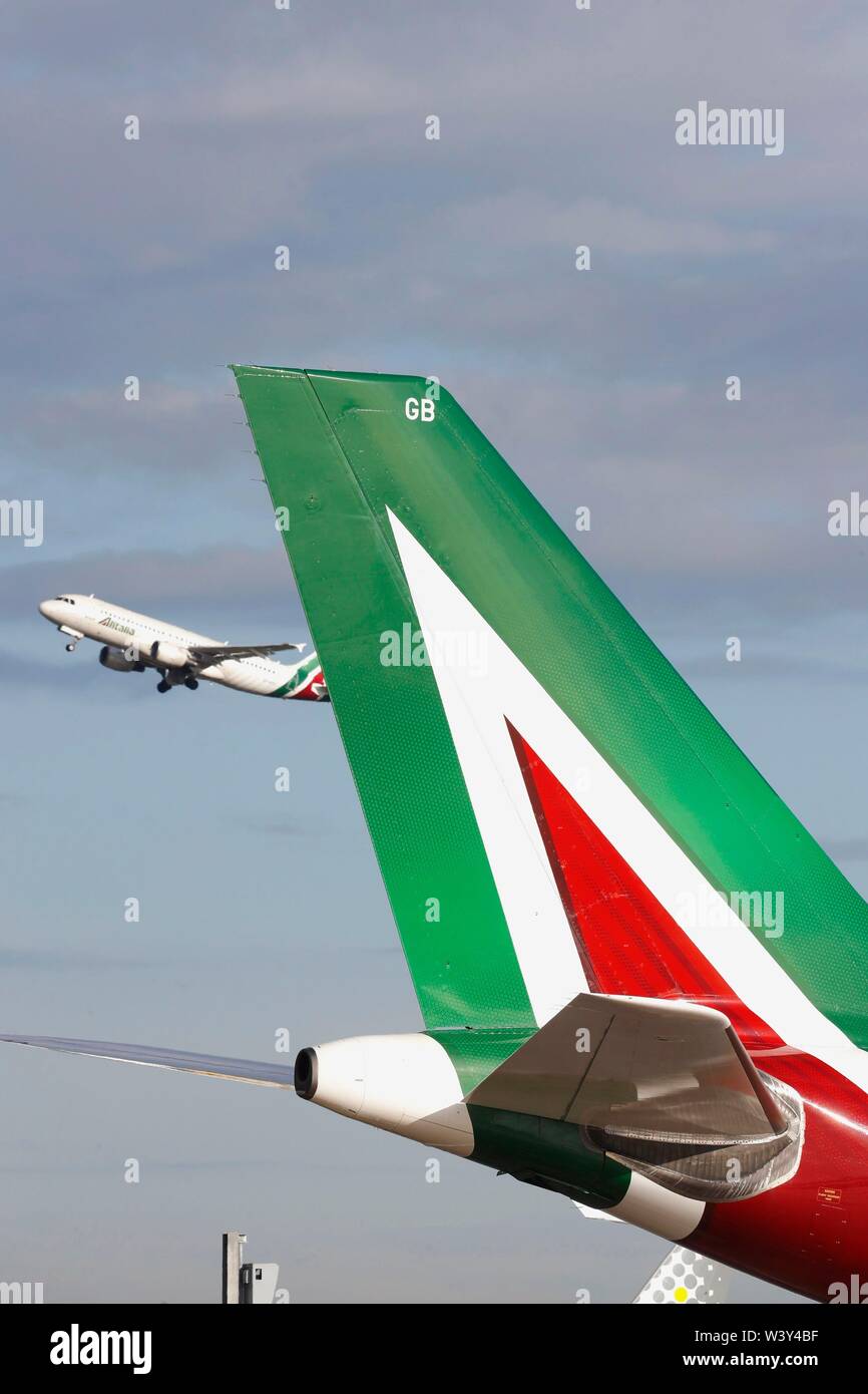 Leonardo da vinci fiumicino international airport hi-res stock ...