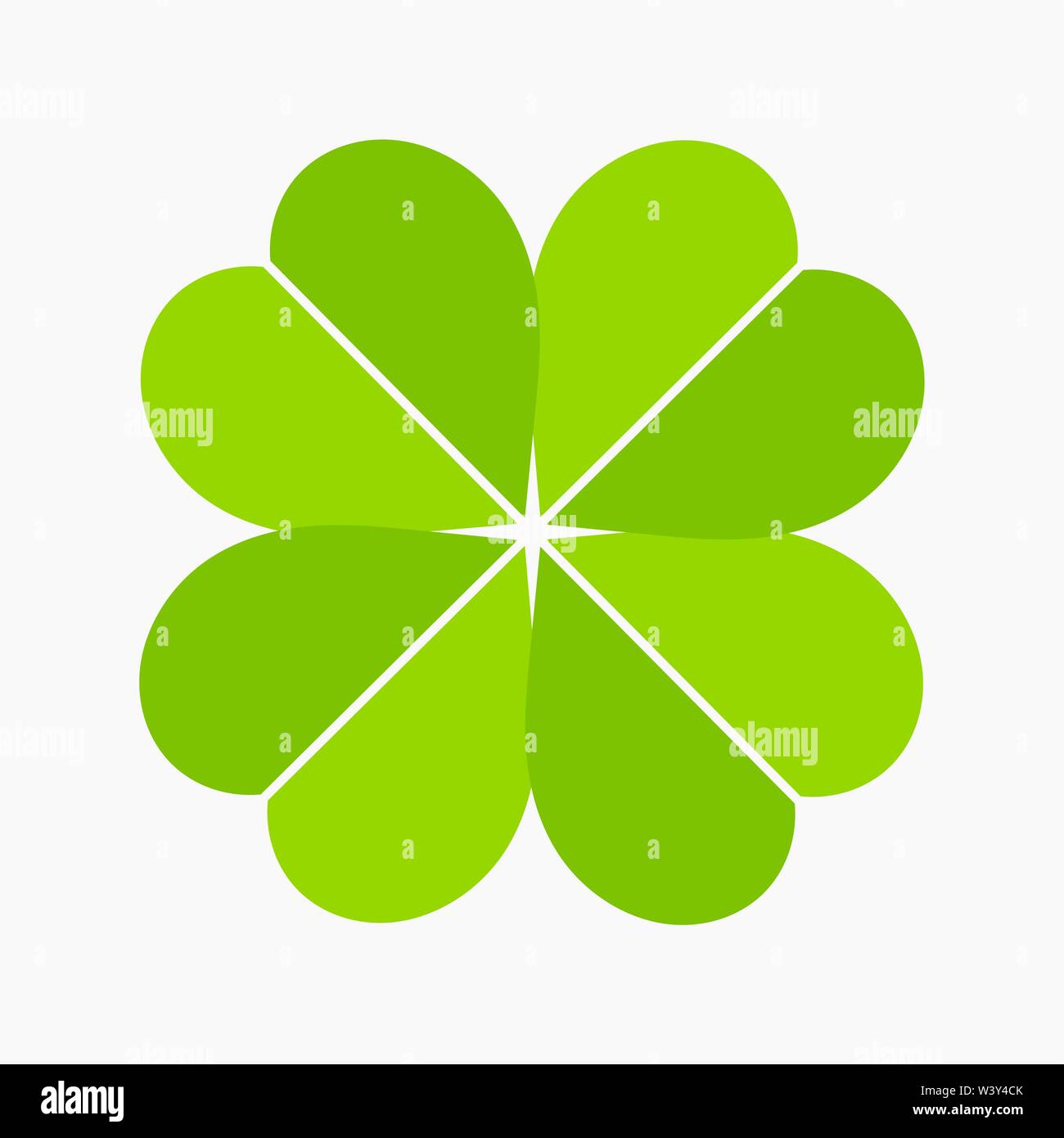 Clover leaf icon. Vector illustration Stock Vector Image & Art - Alamy