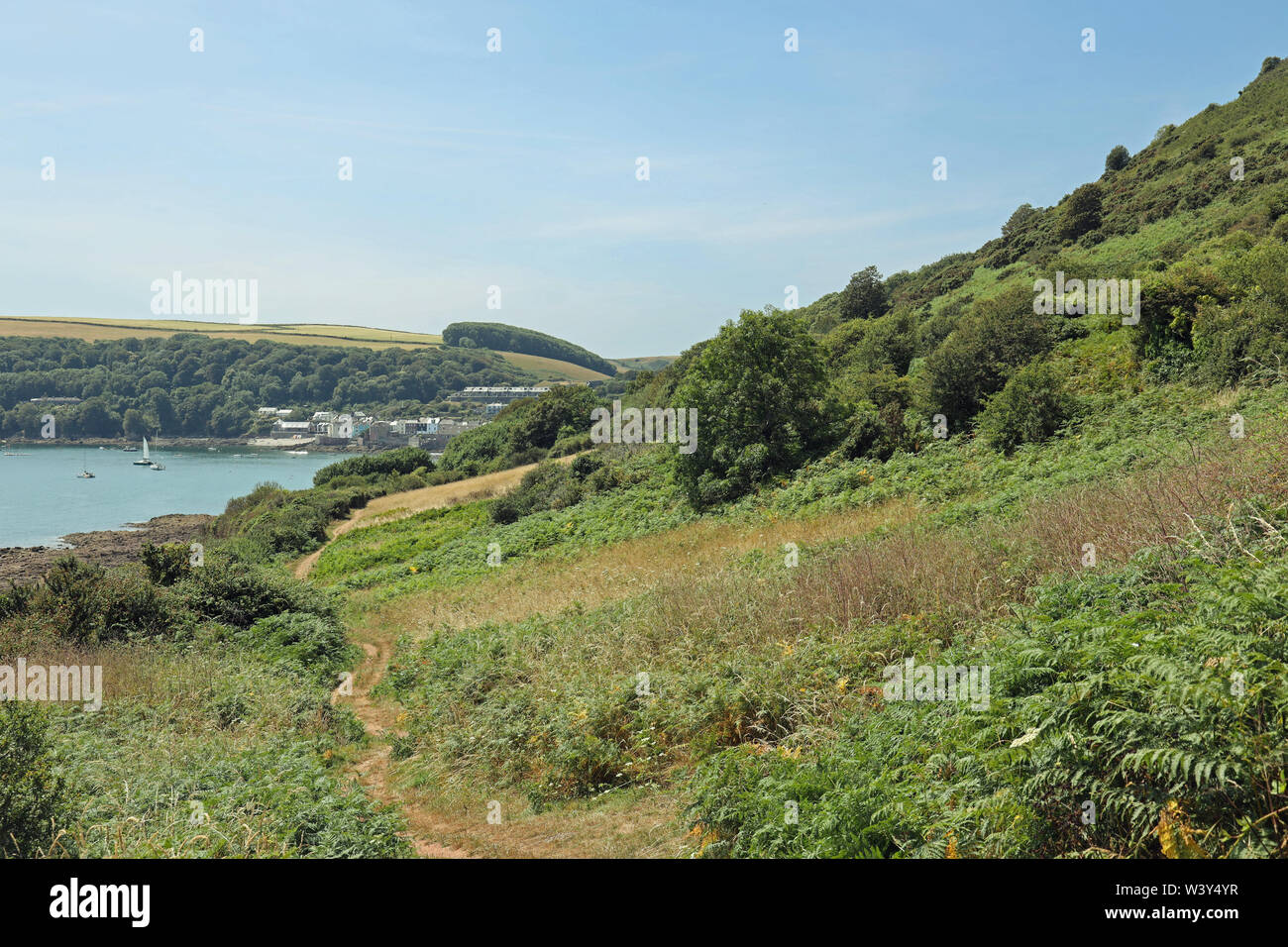 Kingsand and Cawsand as seen from the path when approaching from Mount ...