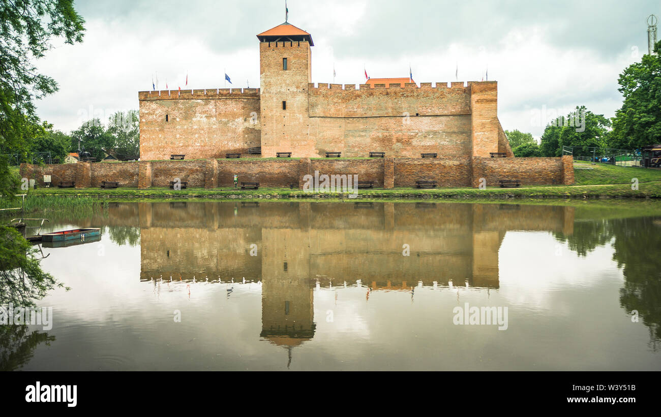 The Medieval Gyula Castle and Bastion Stock Photo - Alamy