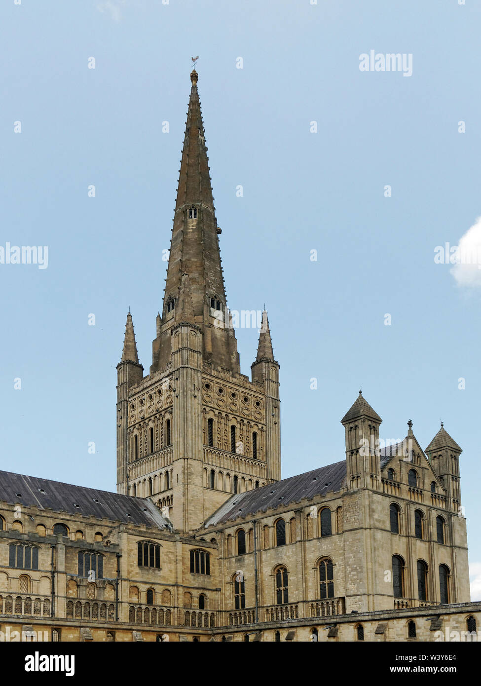 Norwich cathedral spire hi-res stock photography and images - Alamy