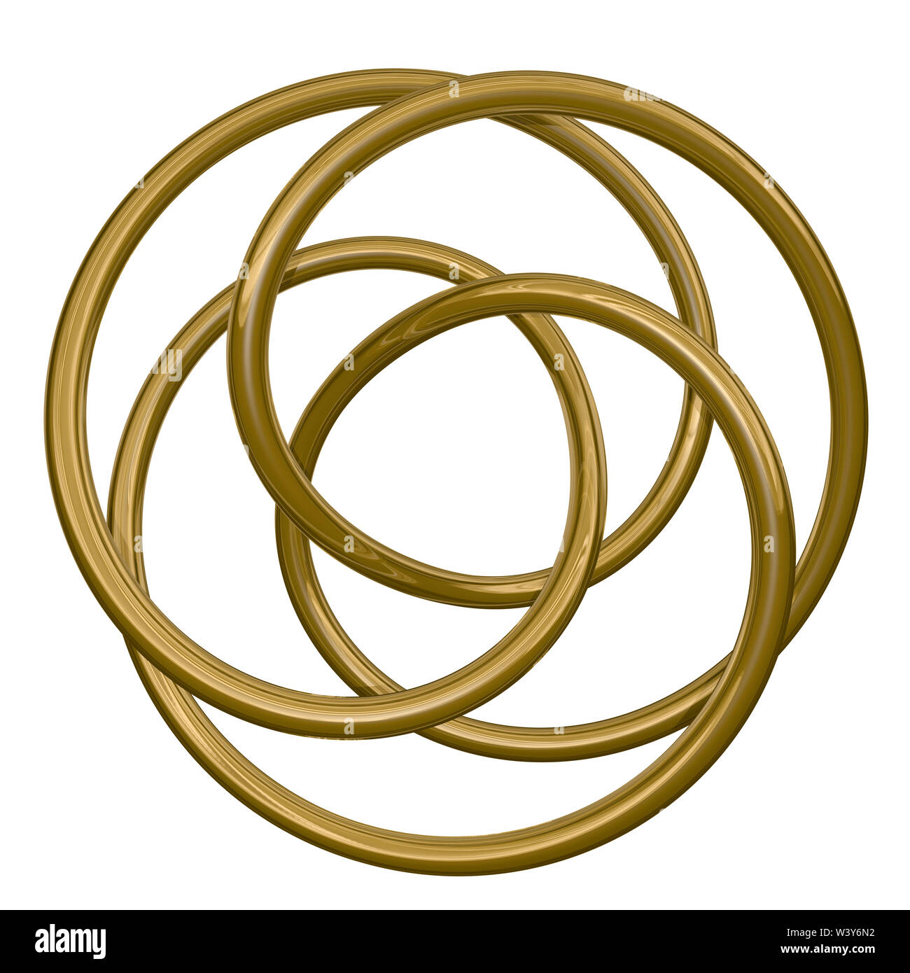 Interlocking metal rings hi-res stock photography and images - Alamy