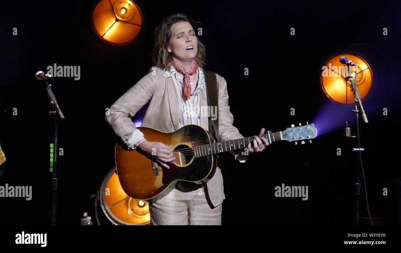 Costa Mesa, California, USA. 17th July, 2019. Singer/songwriter Brandi ...