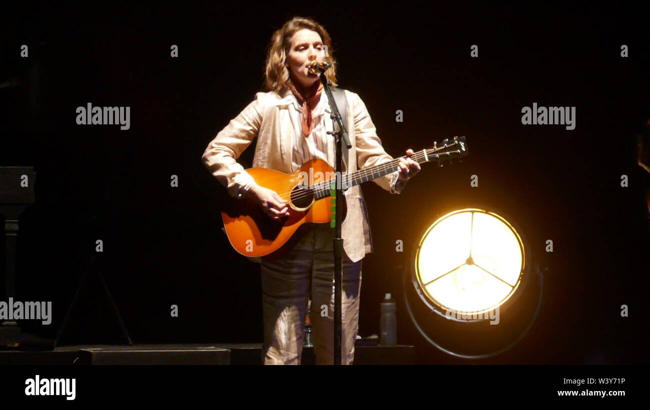 Costa Mesa, California, USA. 17th July, 2019. Singer/songwriter Brandi ...