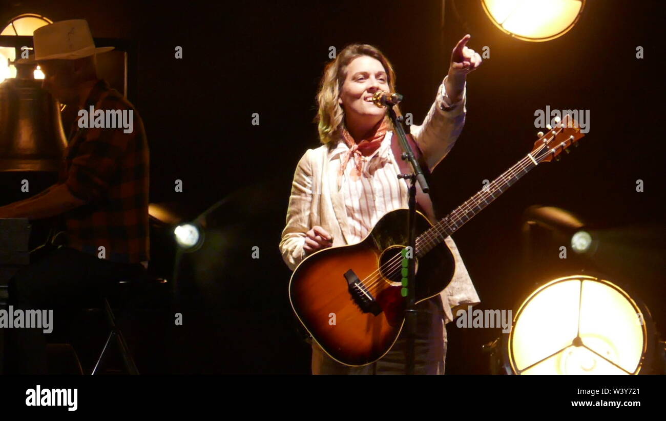 Costa Mesa, California, USA. 17th July, 2019. Singer/songwriter Brandi ...