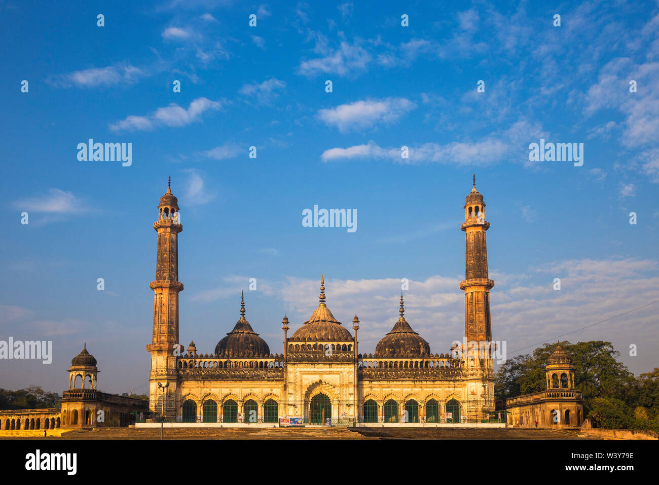 India, Uttar Pradesh, Lucknow, Asifi Mosque at Bara Imambara complex ...