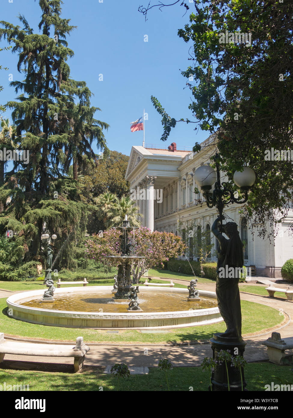 Imposing Seat of Santiago of the National Congress of Chile, in the ...