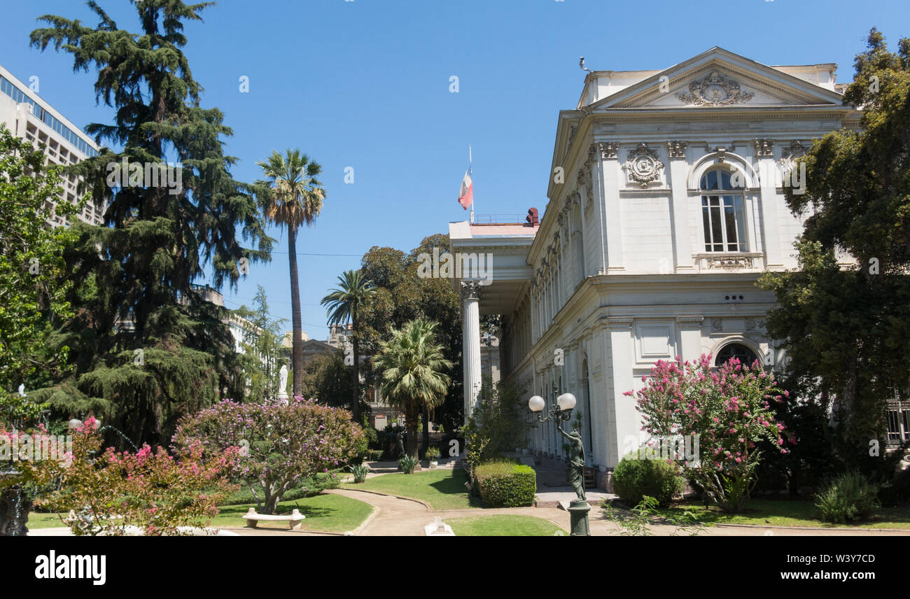 Imposing Seat of Santiago of the National Congress of Chile, in the ...